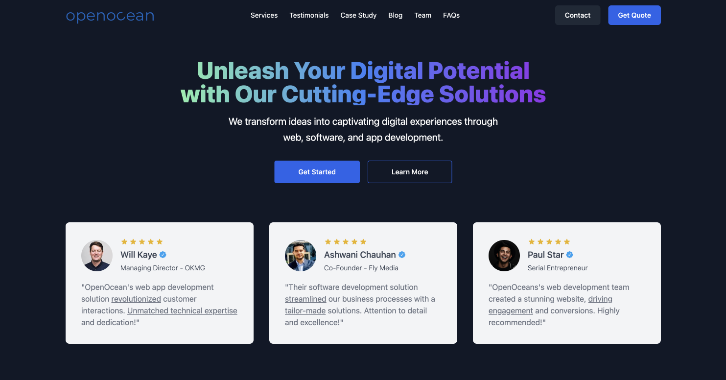 OpenOcean - Unleash Your Digital Potential